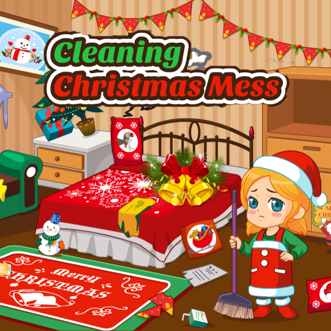 Cleaning Christmas Mess - Play Cleaning Christmas Mess at UGameZone.com