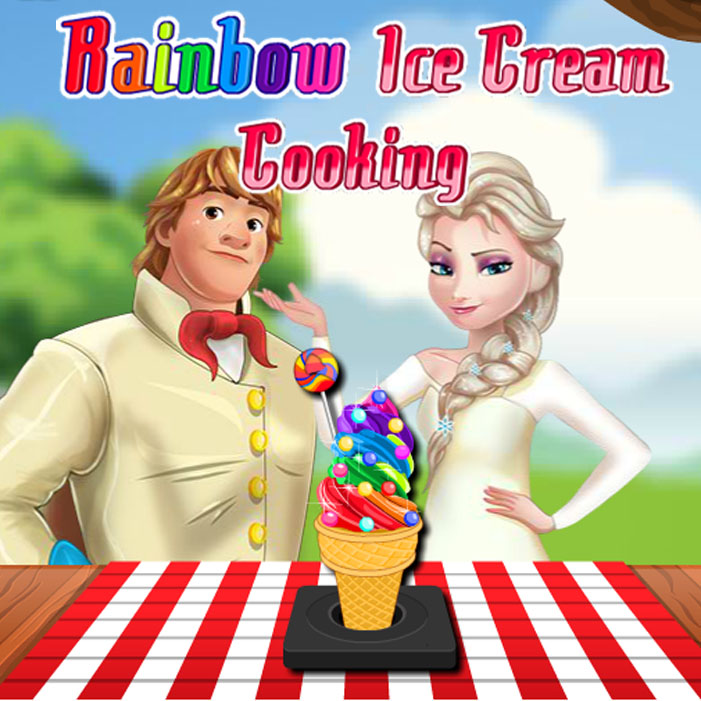 Rainbow Ice Cream Cooking - Play Rainbow Ice Cream Cooking at UGameZone.com