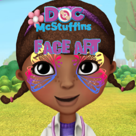 Doc Mcstuffins Face Art - Play Doc Mcstuffins Face Art at UGameZone.com